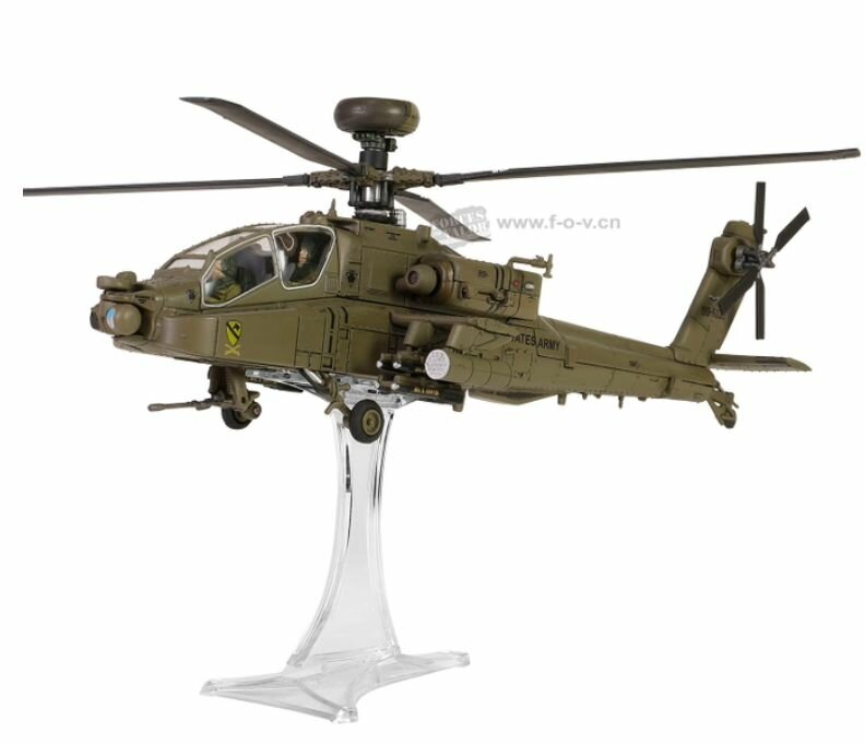 FOV 1:72 AH_64D Apache Longbow (Апач Лонгбоу), ударный вертолет, армия США, война в Ираке, готовая модель, коллекционная