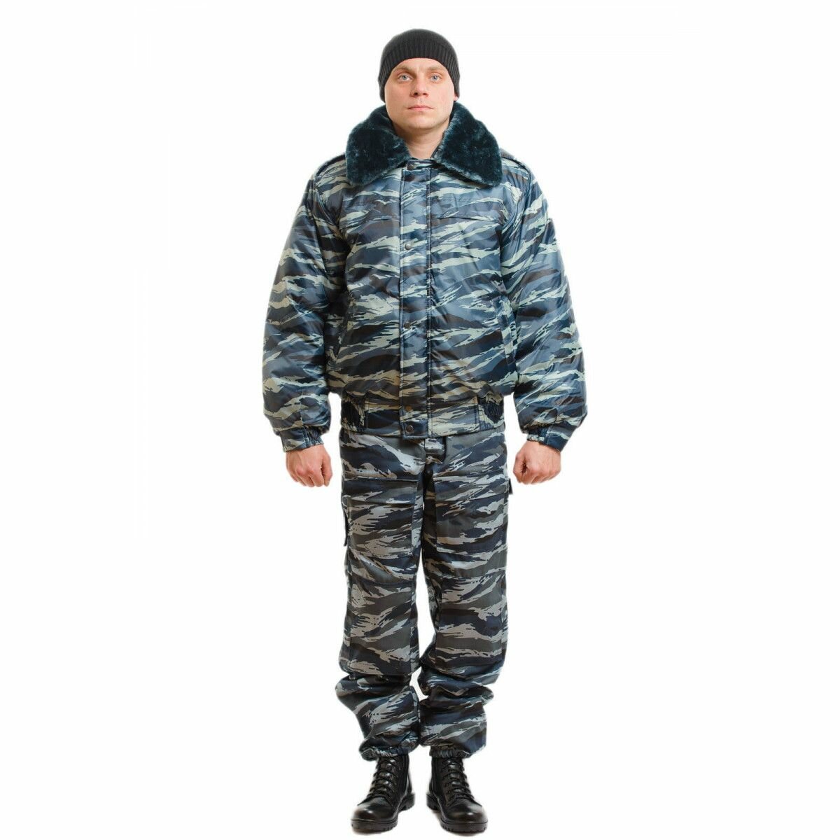 Кур зимняя кмф Серый камыш на резинке, Размер 44-46, Ростовка 170-176