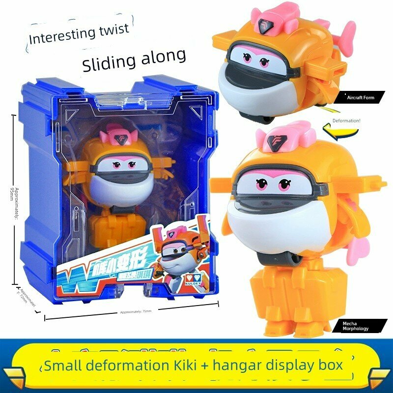 Игрушки-трансформеры Audi Double Diamond Super Wings: мини-роботы Ledi, Qiqi, Little Wing, Tata, Coolway, Jin Xiaowei