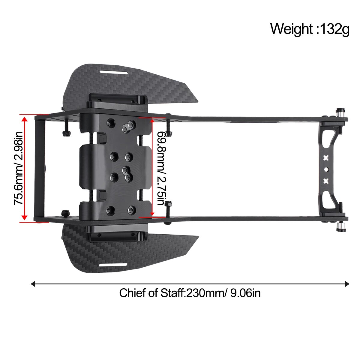 MALOM Шасси для RC Crawler SCX10 II, Full Chassis Kit — фото 1