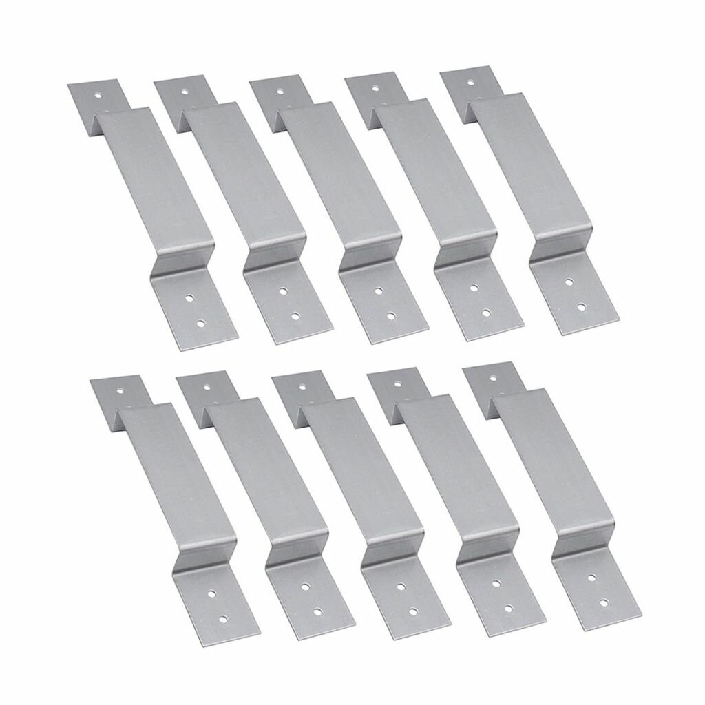 10 шт. набор столбов для забора, опора панели, металлический крепеж, простая установка стабильного ограждения