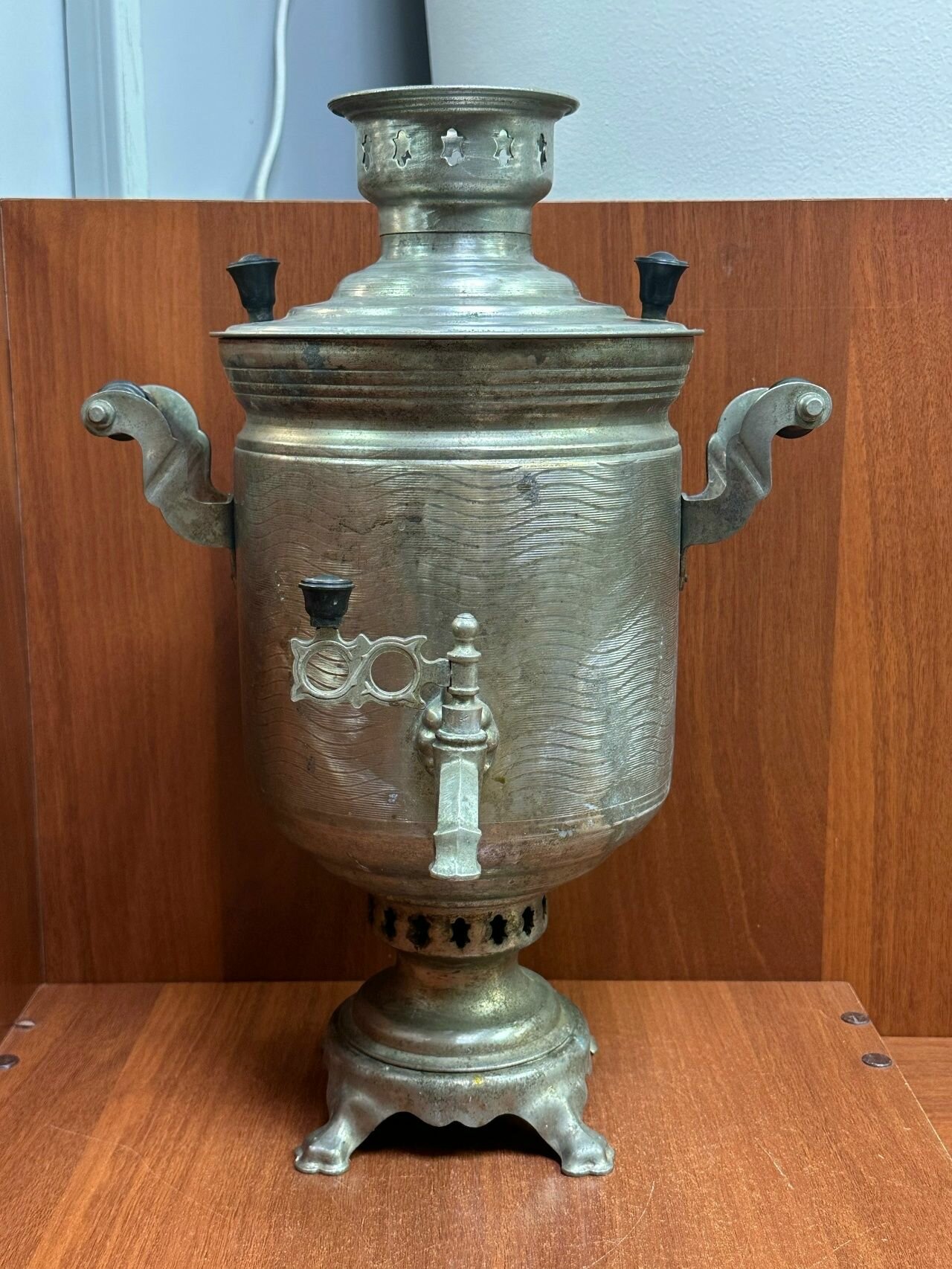 Самовар Угольный Жаровой Банка ЗШВ СССР объем 5 литров Рабочий! б. у