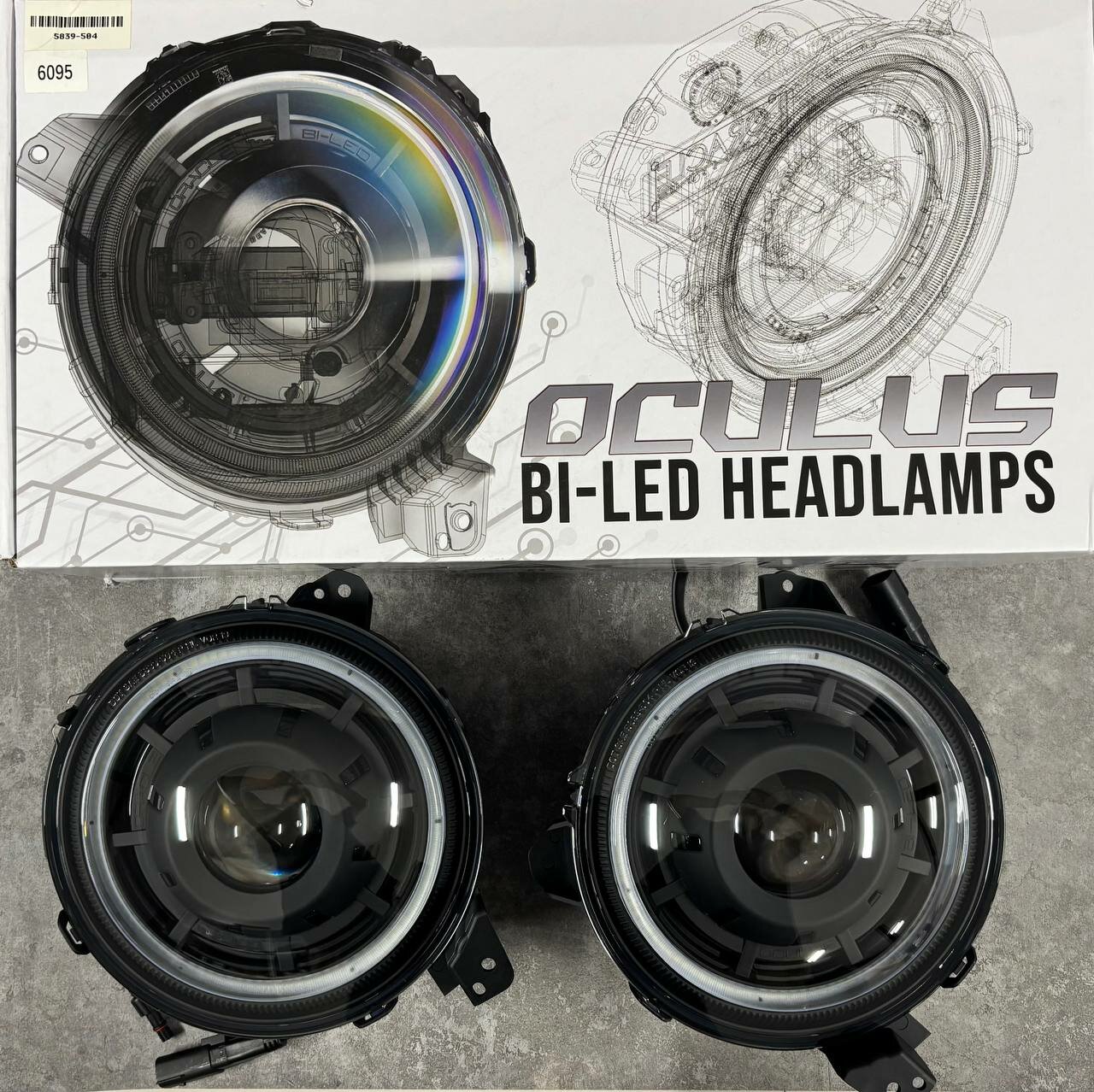 Фары рабочие Oracle, для Jeep Wrangler, белый свет, 5200лм, матовый черный корпус