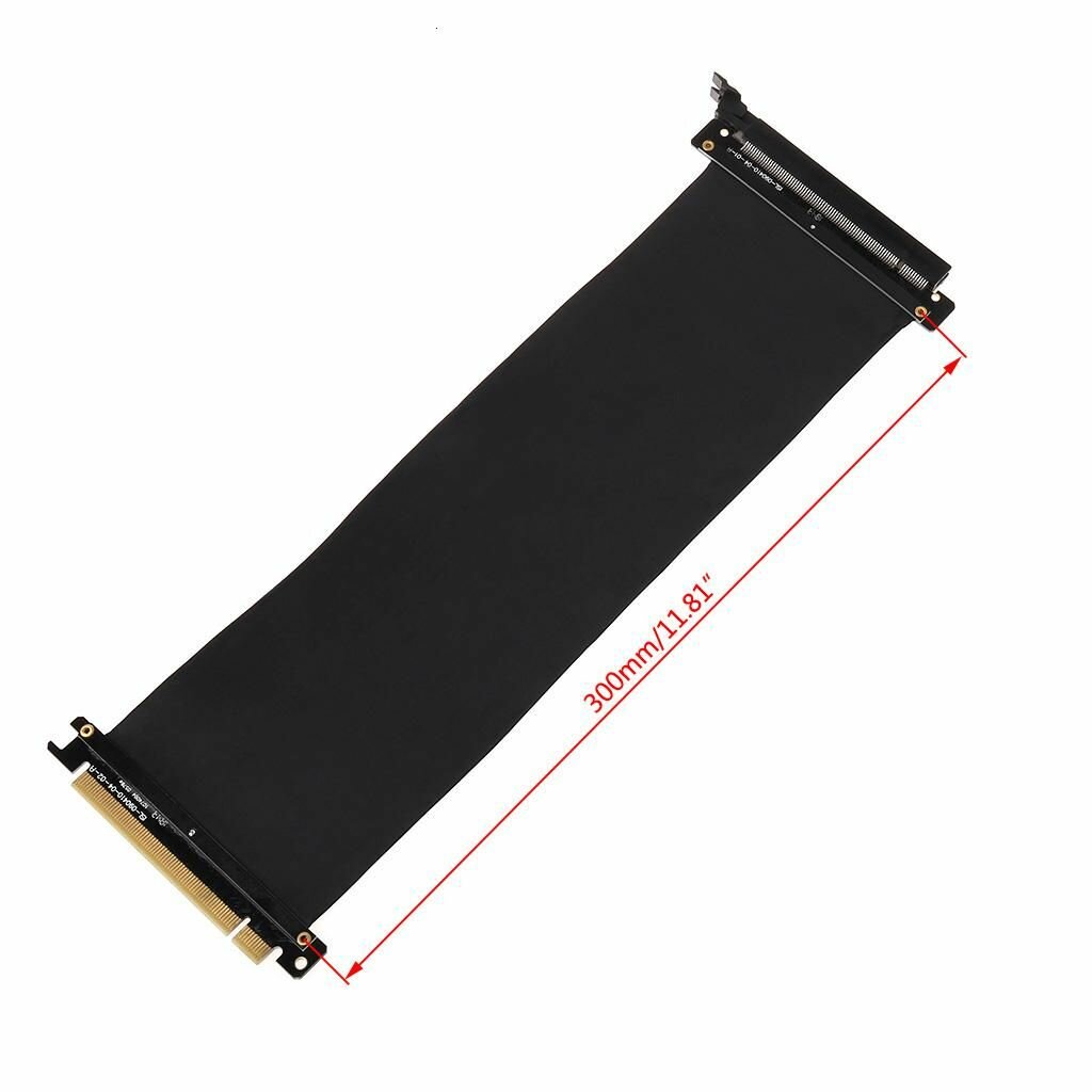 Гибкий удлинитель PCI-E 3.0 x16, 0.3m