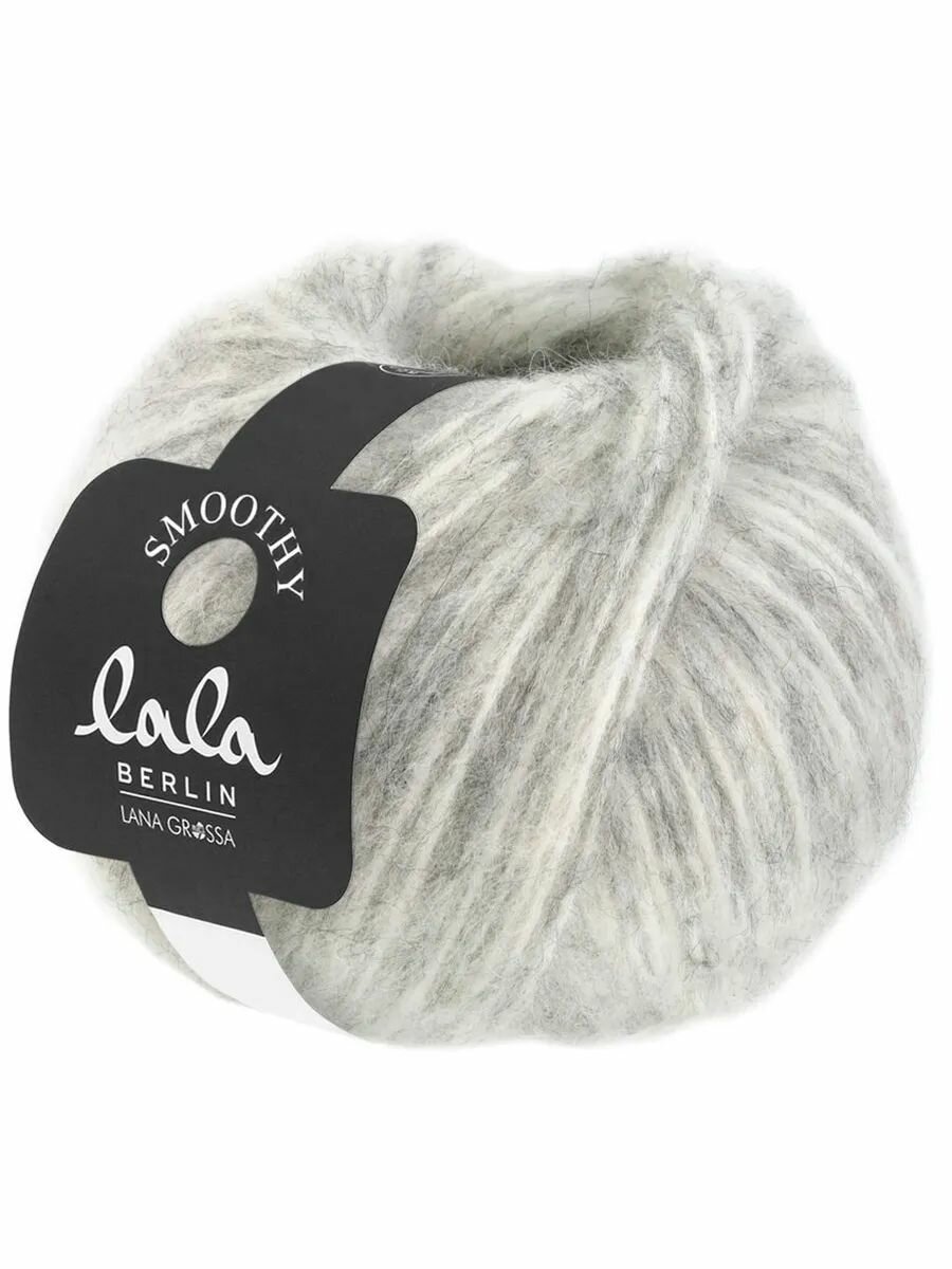 Пряжа для вязания Lana Grossa Lala Berlin Smoothy цвет 009, 1 моток