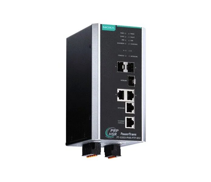 Модуль резервирования PRP/HSR MOXA PT-G503-PHR-PTP-HV