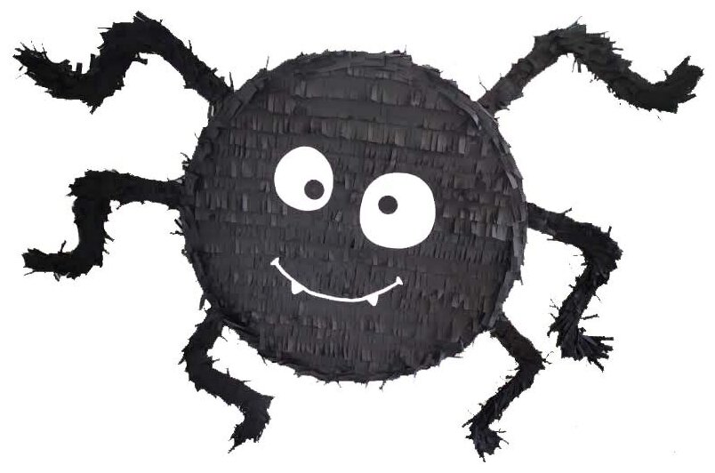 Пиньята ГК Сфера "Паучок", для Хэллоуина, черная, 43 см х 43 см