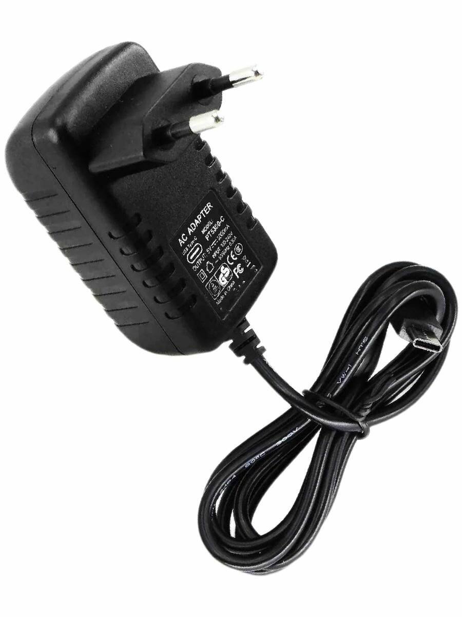 Блок питания 5V 3A USB-Type C вилка EU