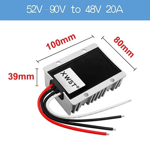 Конвертер постоянного тока XWST XW-5290-48-48W~960W 52-90В в 48В 20A