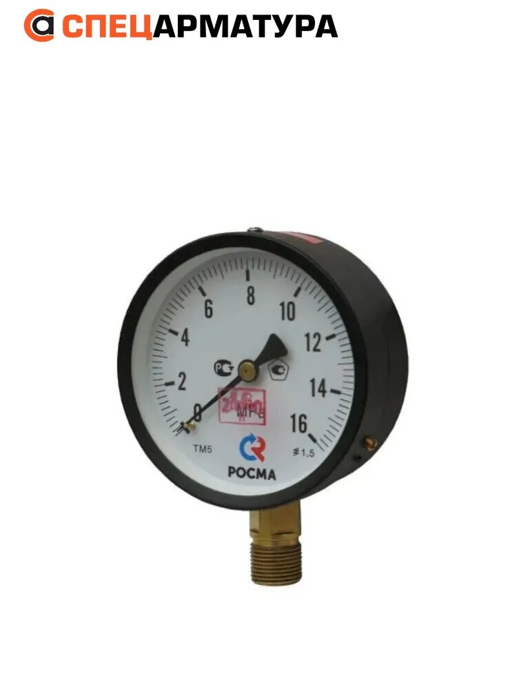 Манометр показывающий технический ТМ-510Р.00(0-16,0MРa)M20x1,5.1,5