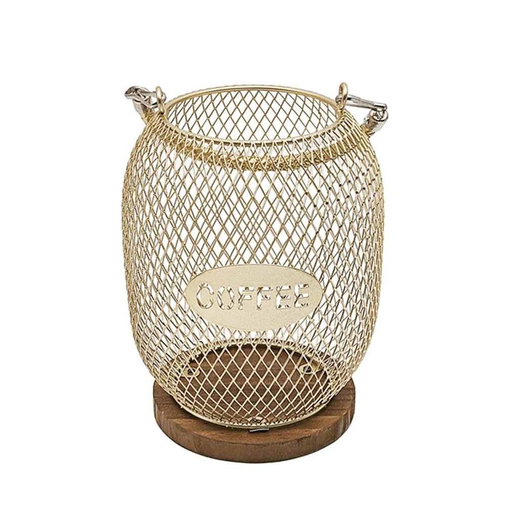 Элегантная Переносная корзина для кофе для легкого доступа к Вашим кофейным принадлежностям