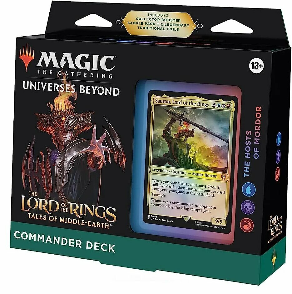 Колода MTG Commander Deck: The Hosts of Mordor Universes Beyond - The Lord of the Rings: Tales of Middle-Earth на английском языке