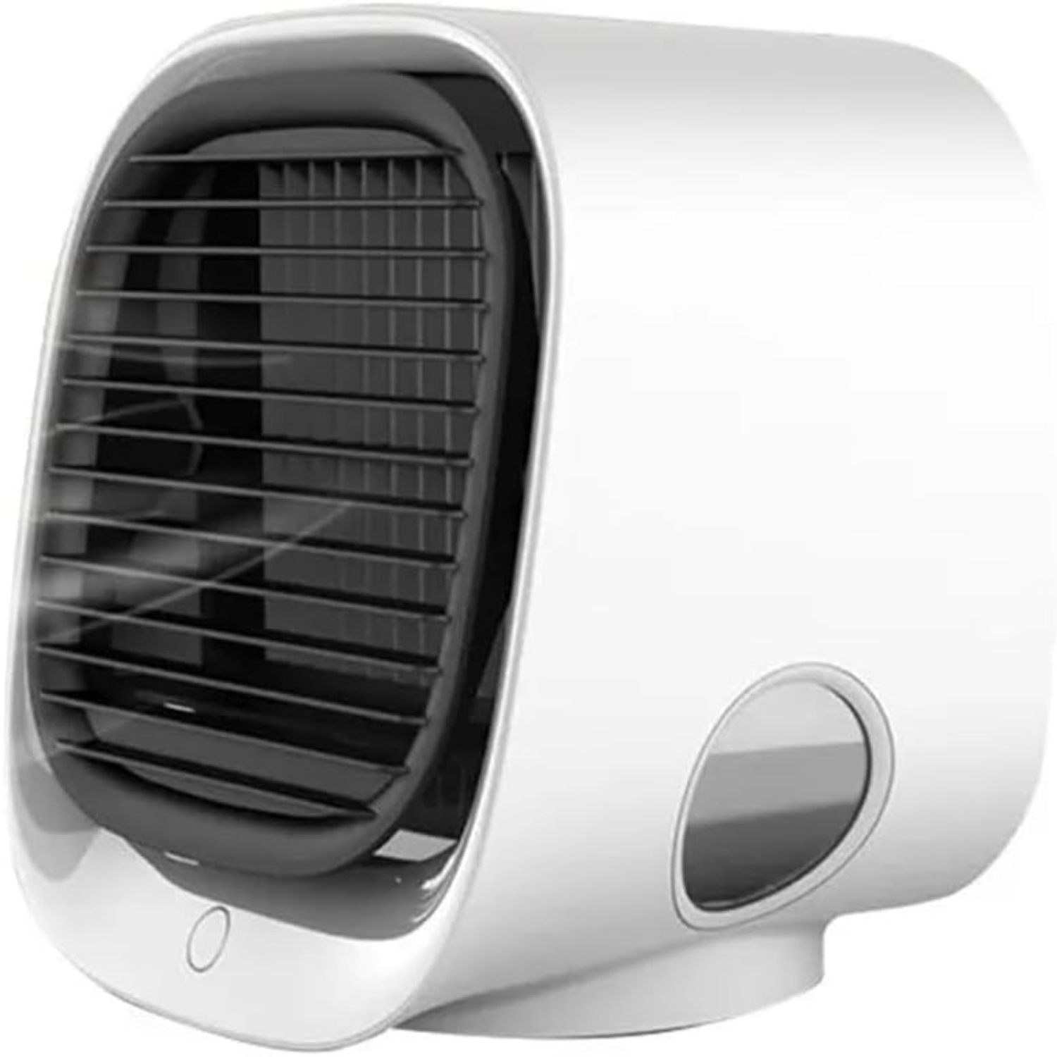 Портативный охладитель CoolFlow Mini AC 2025, 3 скорости, бак для воды 300мл, белый