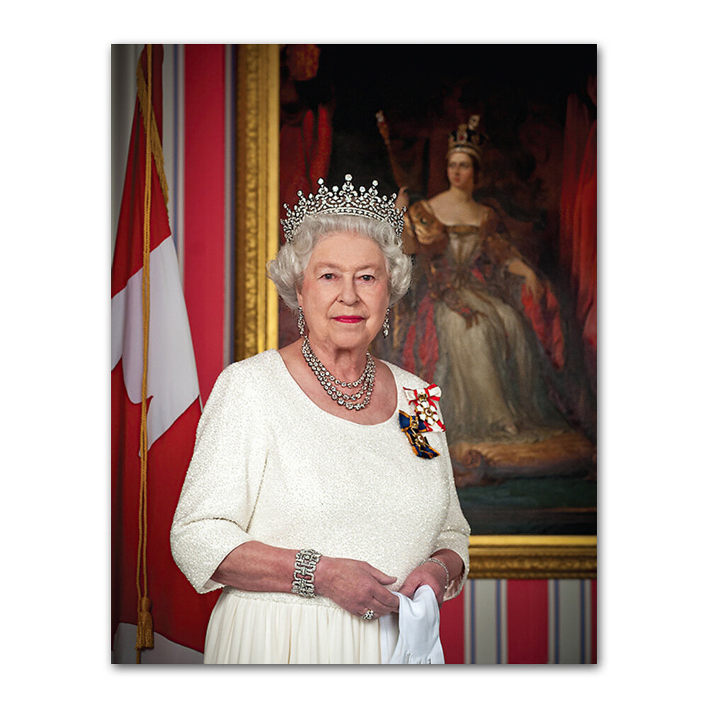 Королева Елизавета Постер аниме Искусство Настенное искусство Картина Декор для дома Декор для семьи Постер Настенные художественные принты