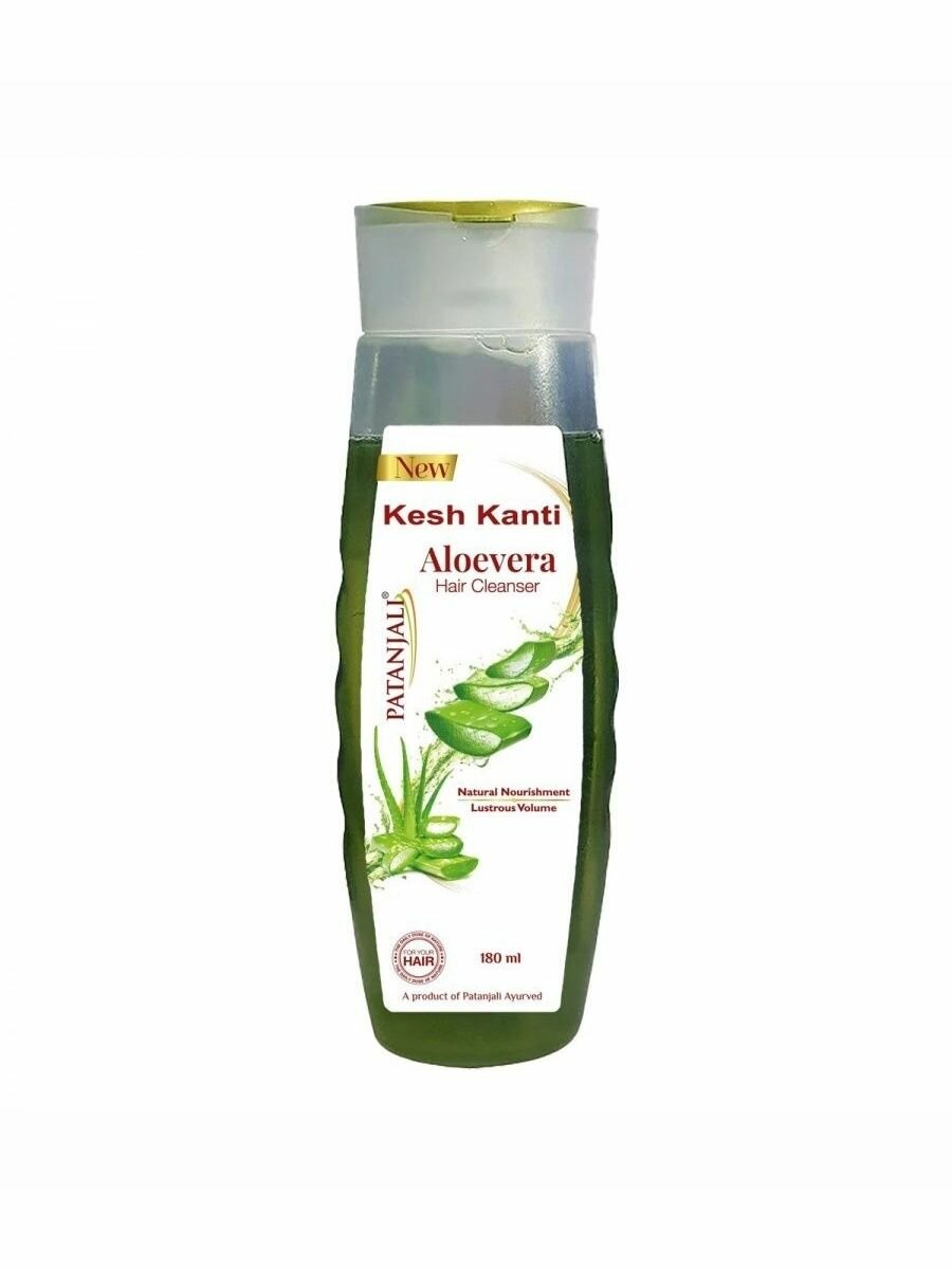 Шампунь Кеш Канти Алоэ Вера Патанджали / Kesh Kanti Aloe Vera Patanjali 180 мл