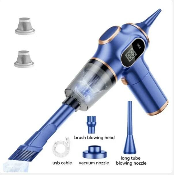 Wireless Vacuum Cleaner Automobile Portable Robot Vacuum Cleaner 4 In1 Handheld For Car Home Appliances Dust Collector