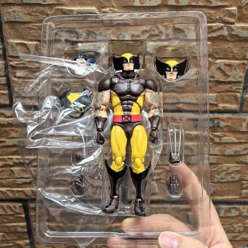 CT Toys Mafex 131 X-Men Gambit Фигурка Желтый, Wolve CT138 No Box
