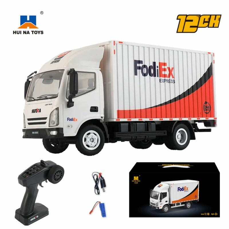 Модели машин с электродвигателем HUI NA Радиоуправляемый почтовый грузовик HUINA 1:18 - HN1524