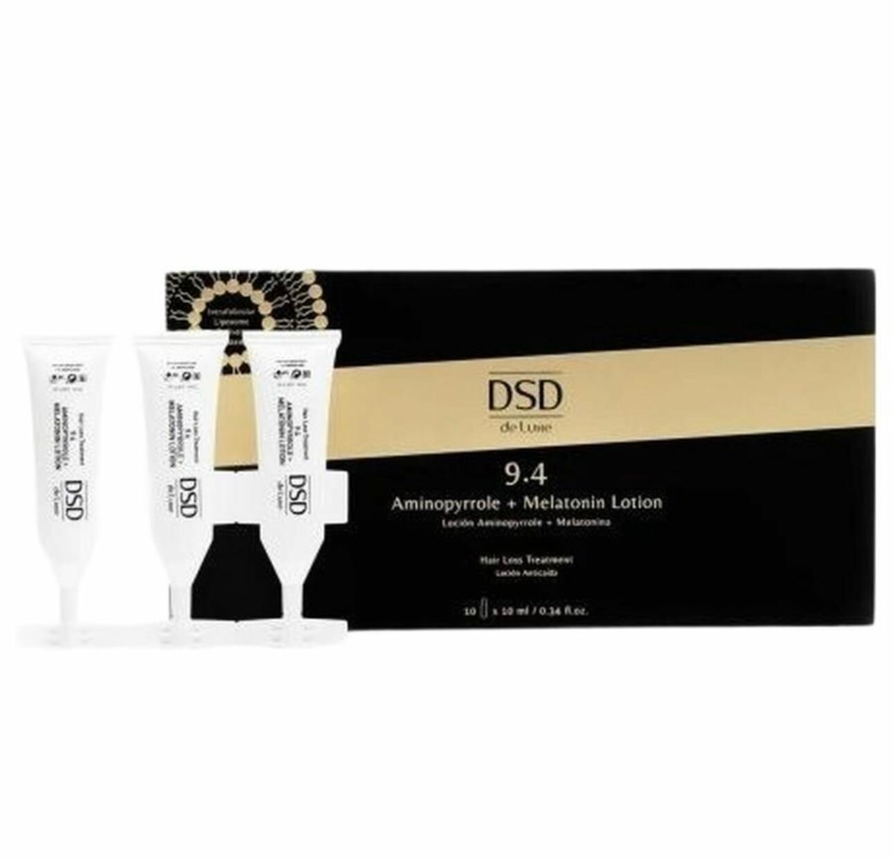 DsD de Luxe - 9.4 Aminopyrrole + Melatonin Лосьон для роста волос 10 х 10 мл