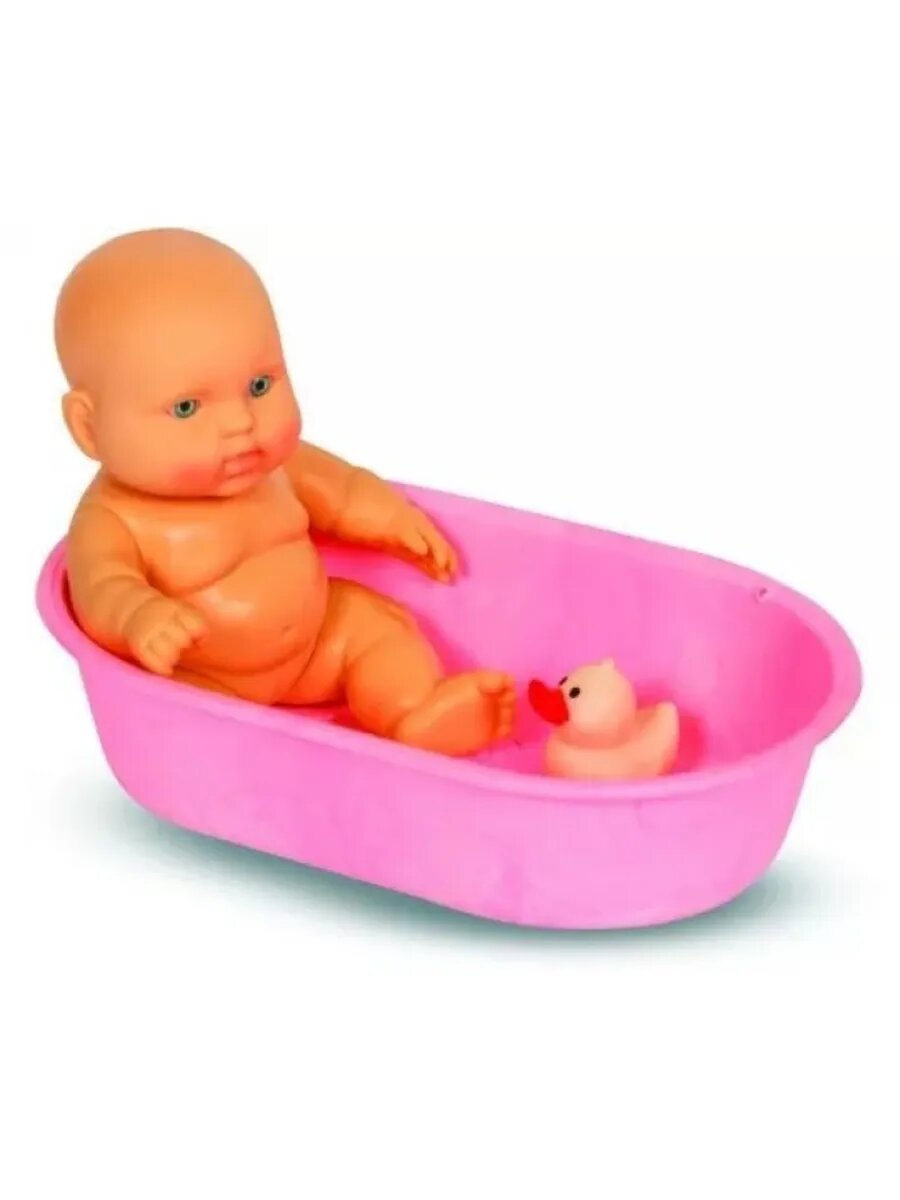 Кукла Карапуз Весна в ванночке девочка