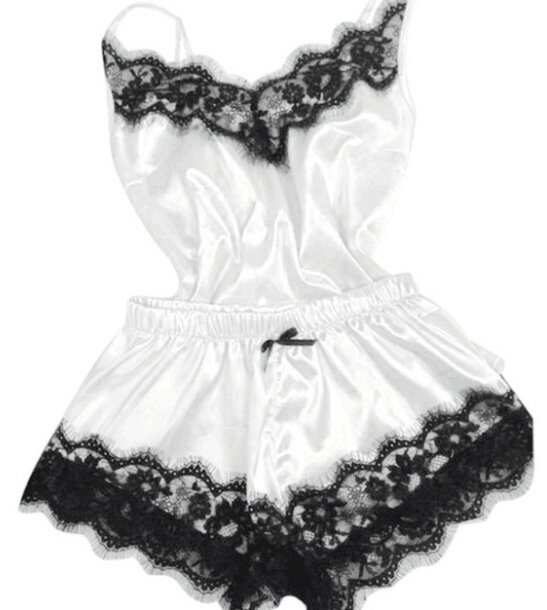 Женское нижнее белье больших размеров, накладные ресницы, комплект из двух предметов домашней одежды