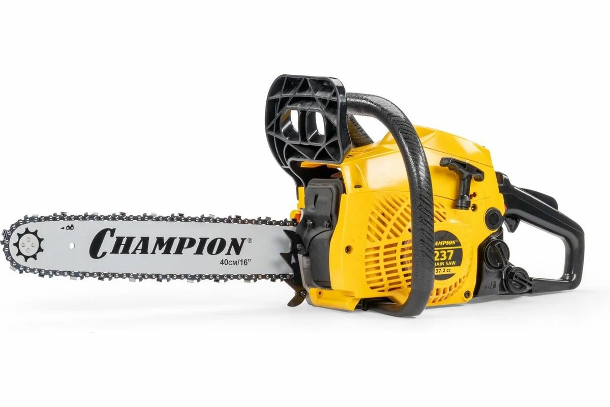Бензопила цепная бензиновая CHAMPION 237-16"-3/8-1,3-56 (1,5кВт; 37,2 см3; легкий старт; 4,7кг)