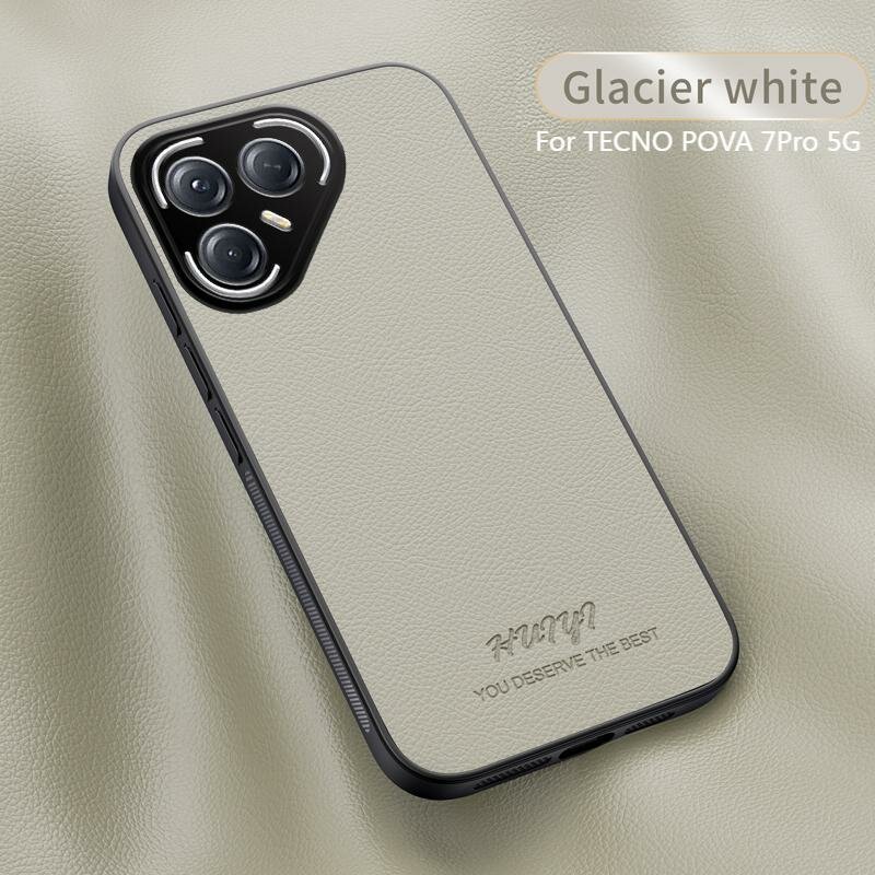 Чехол для Tecno Pova 7 Pro 5G / Техно Пова 7 Про 5Г Высококачественная кожа антиударный Защитная оболочка