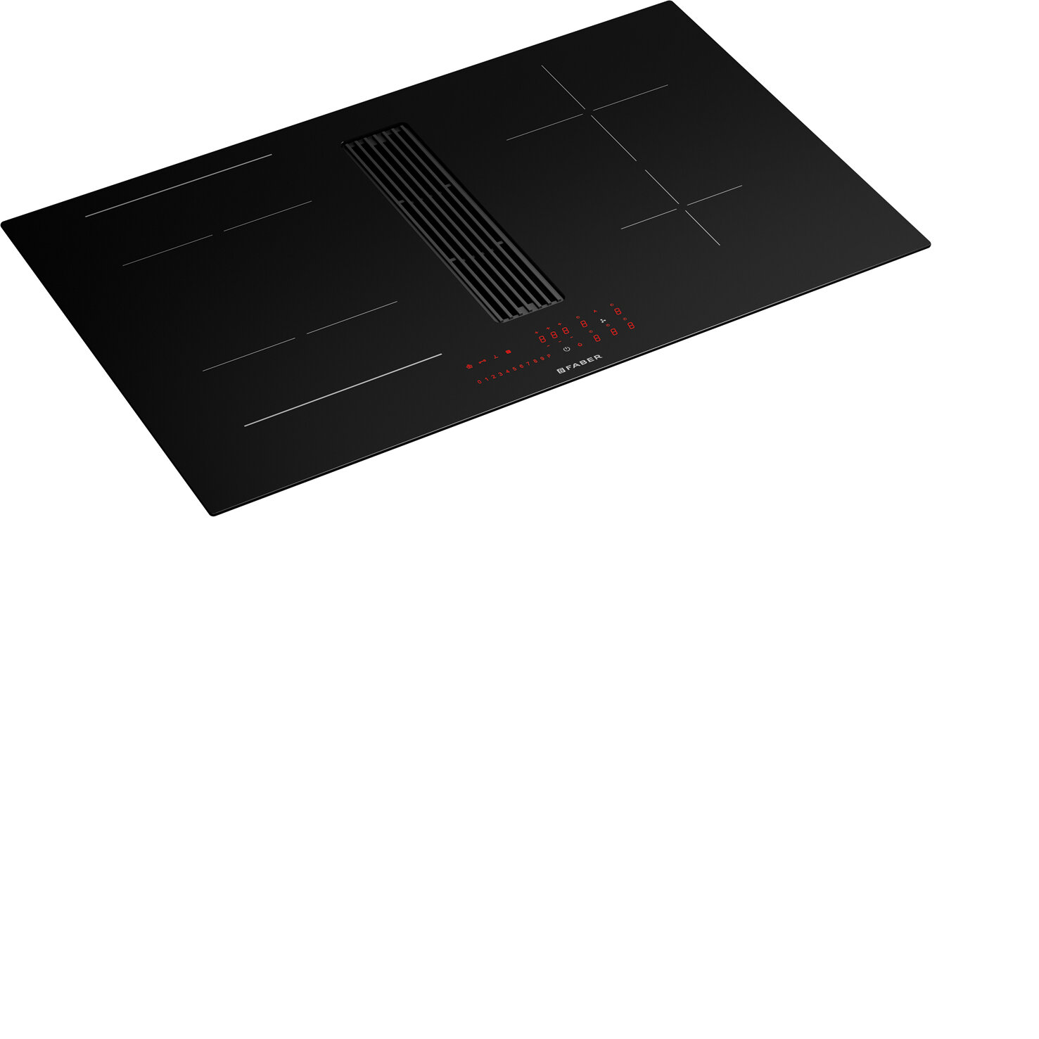 Индукционная варочная поверхность с вытяжкой GALILEO LINEAR F830