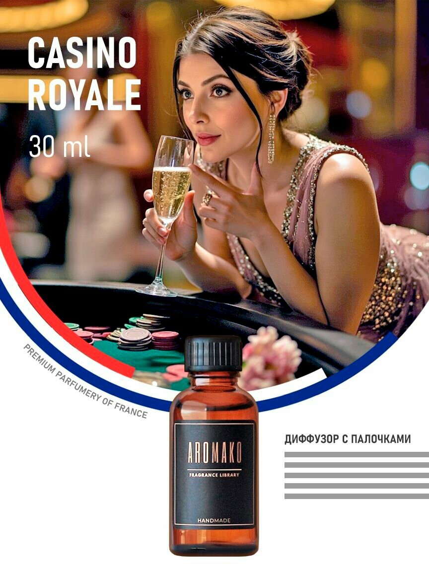 Диффузор ароматический, ароматизатор CASINO ROYALE, 30 ml