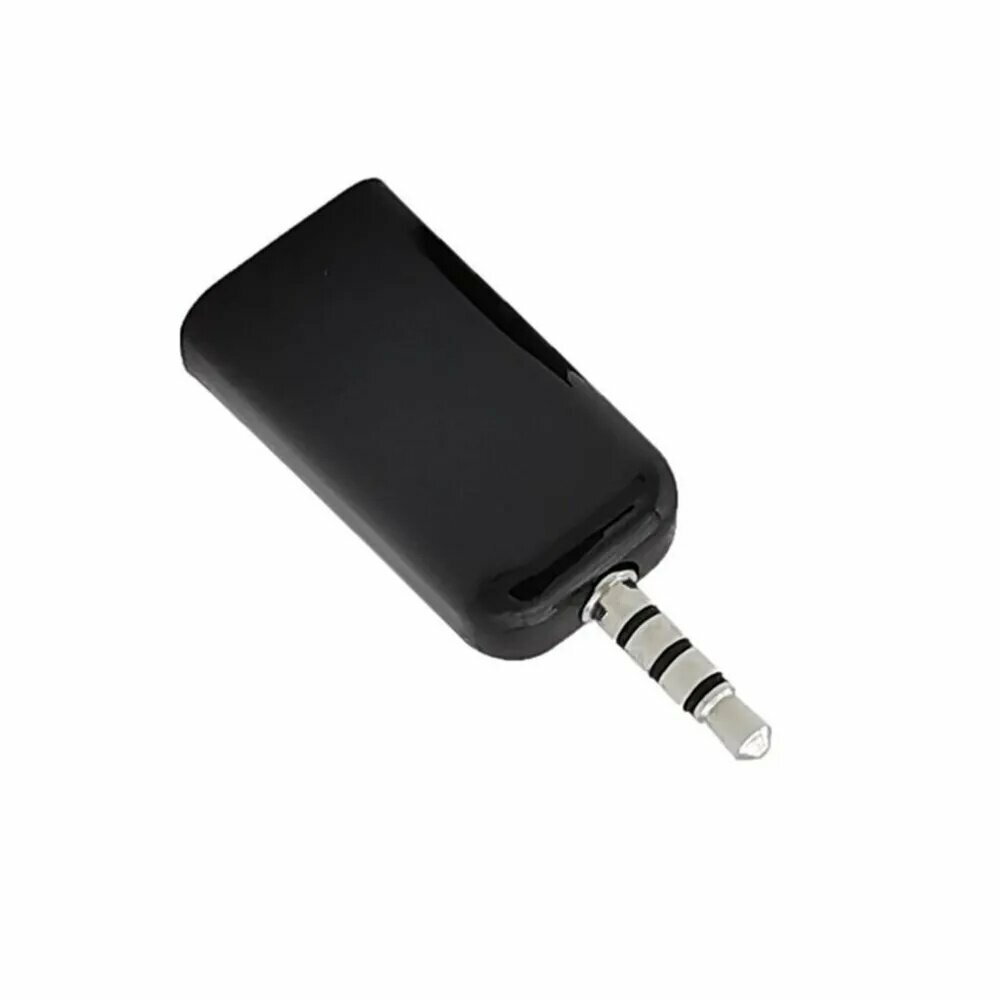 Автомобильный флэш-накопитель USB 3,5 мм AUX to USB, подключенный к аудиоголовке CD-плеера