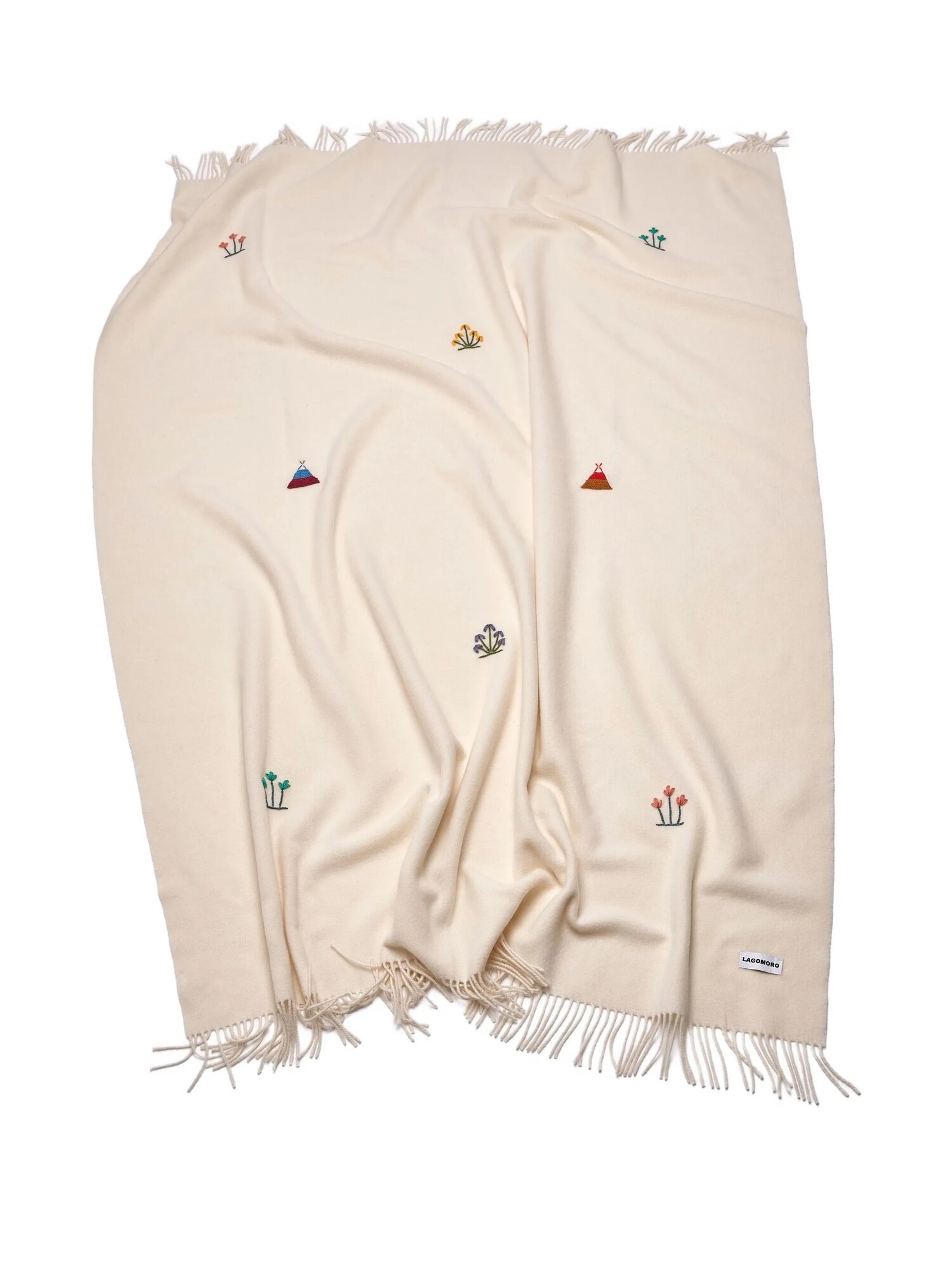 Одеяло MIRTA с вышивкой (180 x 135 см), OneSize , Neutrals
