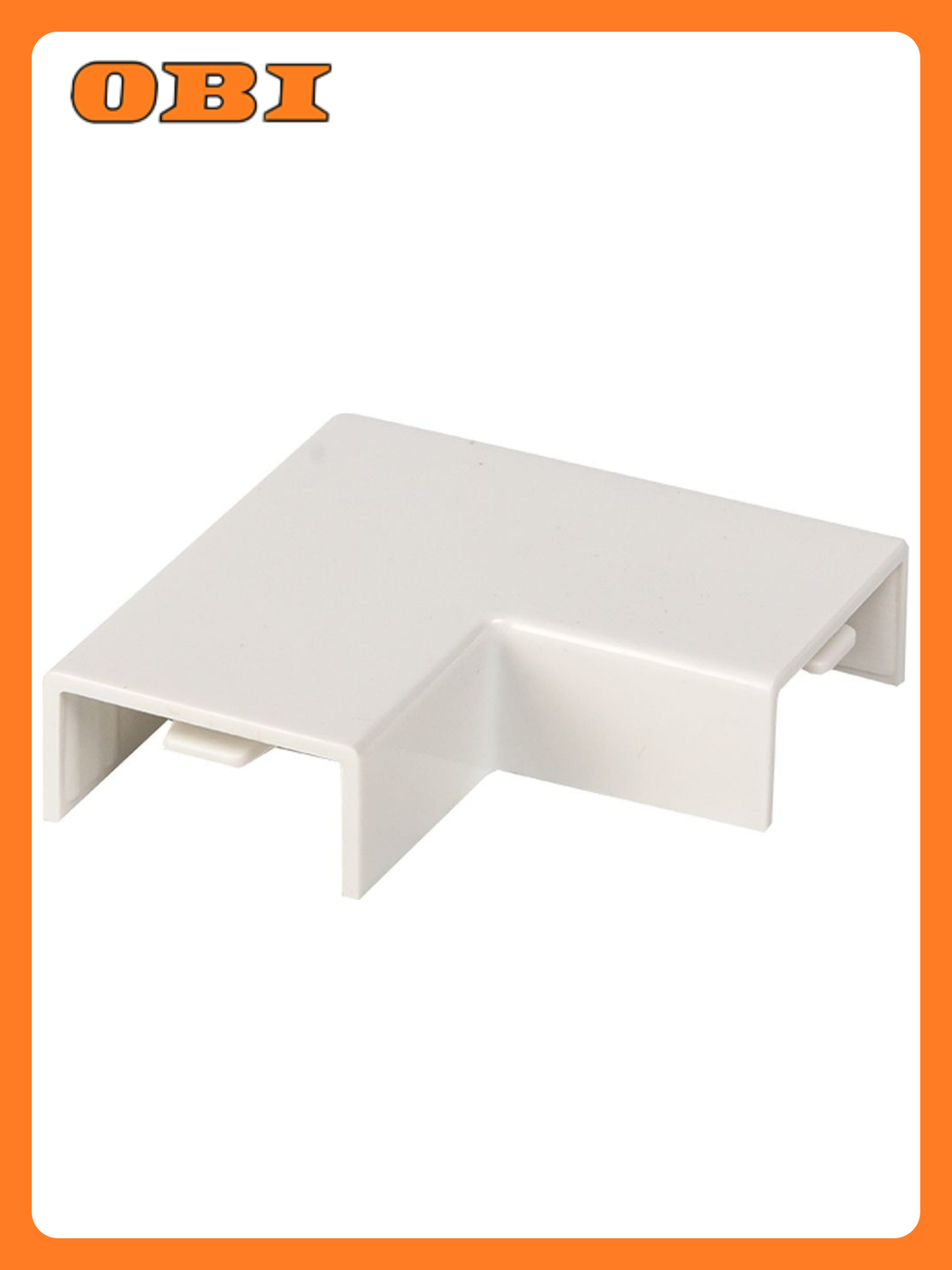 Поворот EKF PROxima, для кабель-канала, белый, пластик, 20x10 мм