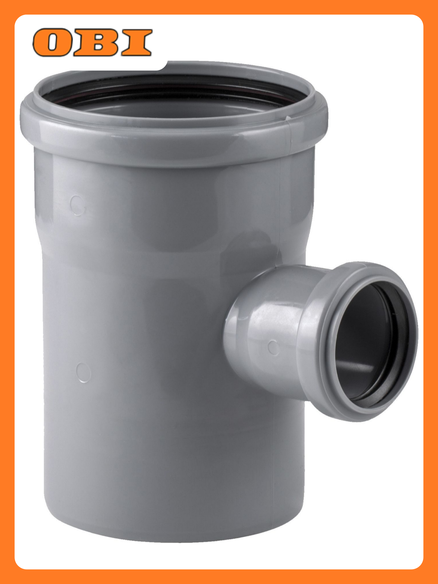 Тройник ВК Политрон RTP, полипропилен, раструбный, хозяйственно-бытовой, 110 мм