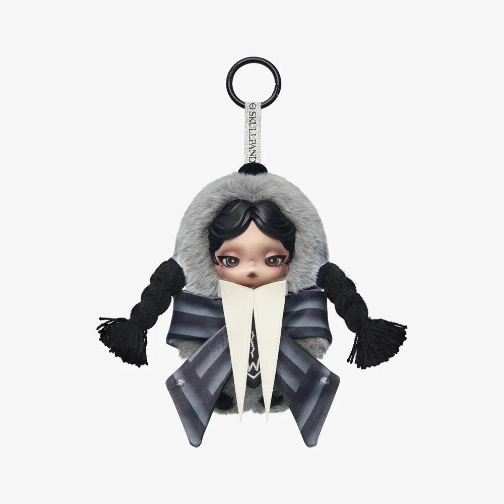 POP MART - SKULLPANDA x Wednesday Plush (Nevermore Academy Uniform Version), Подарки, украшения комнат, 1 шт