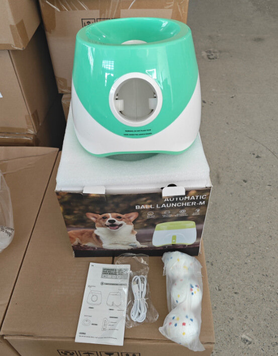 Автоматический дозатор мячей для собак от производителя: улучшенная модель ETPU, популярная игрушка для прогулок на