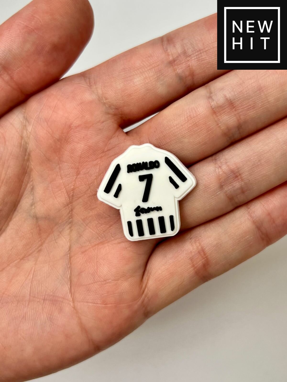 Джибитсы, значки для обуви, Криштиану Роналду (Ronaldo), футболист номер 7.