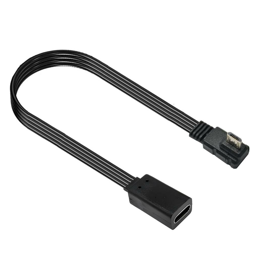 Кабель для передачи данных Type c от розетки к разъему micro USB-10 см-CF к V8LE