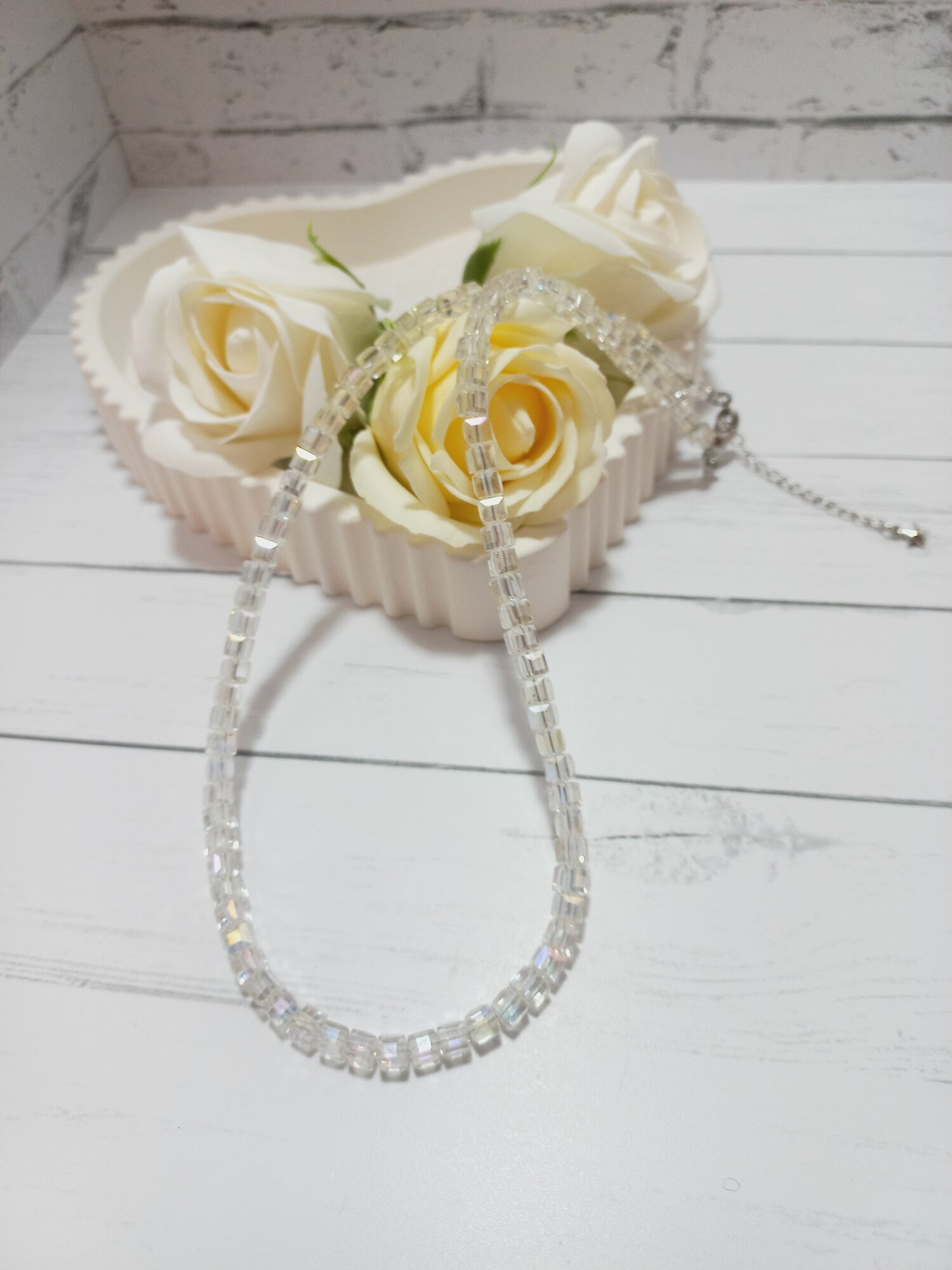 Бусы, хрусталь