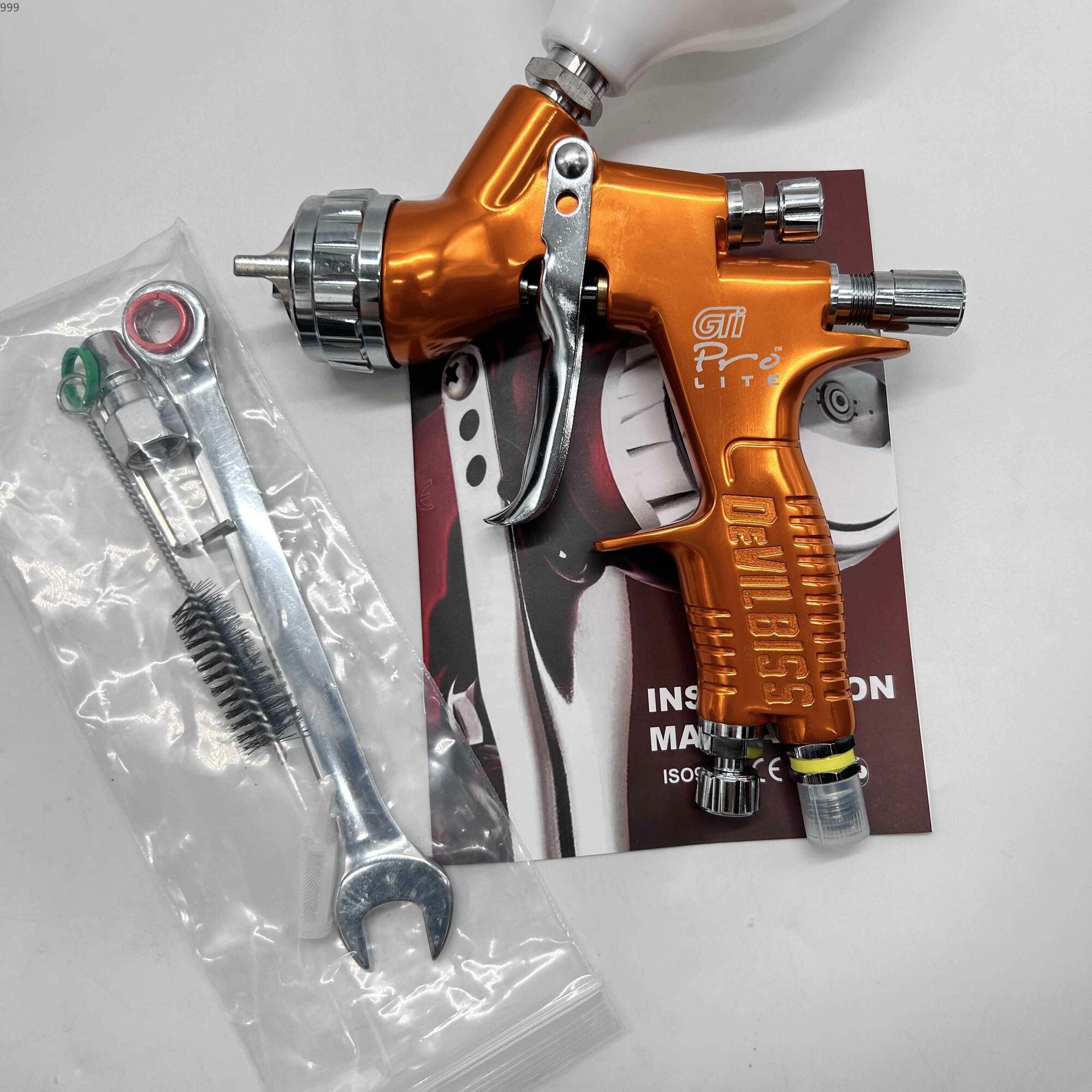 Краскопульт, AdwardsDavis RP Автомобильная мебель Пистолет-распылитель Сопло 1,8 мм Инструменты для нанесения покрытий Кубок 600 мл