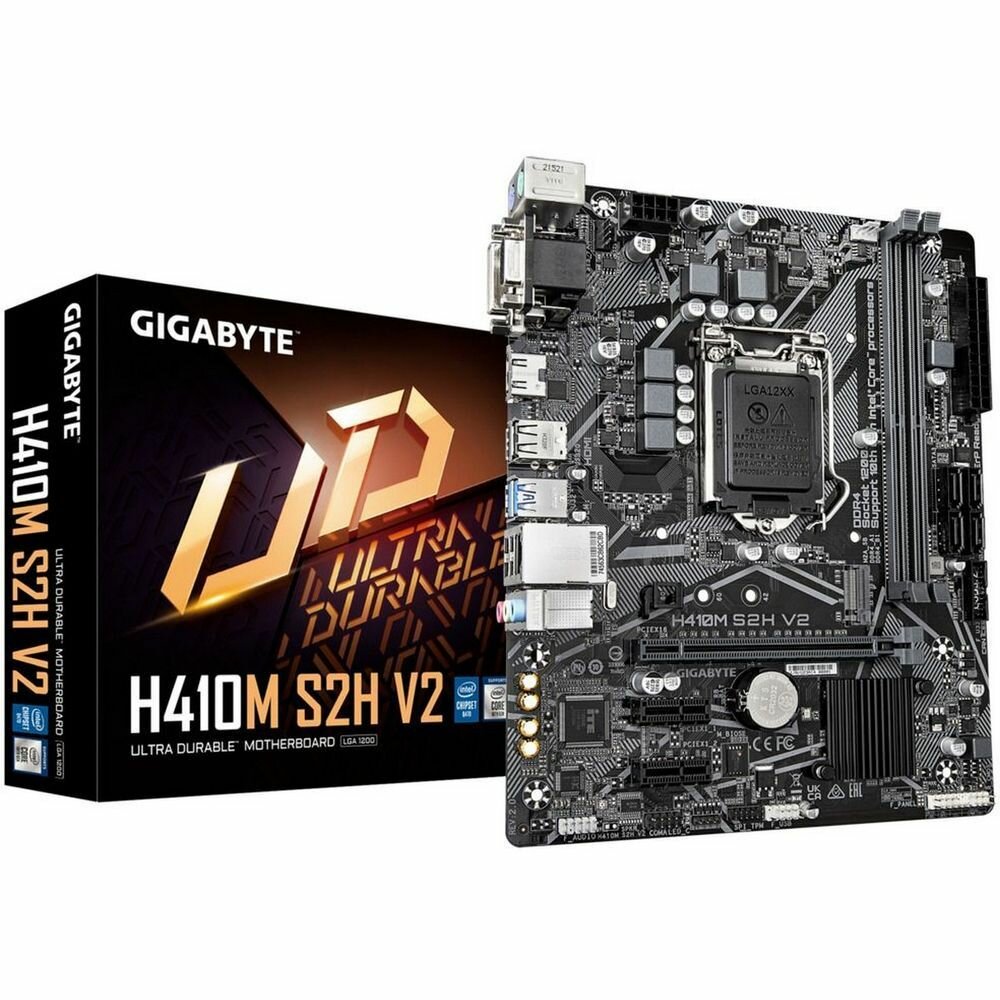 Материнская плата Gigabyte H410M S2H V2 2.1, LGA1200, Micro-ATX