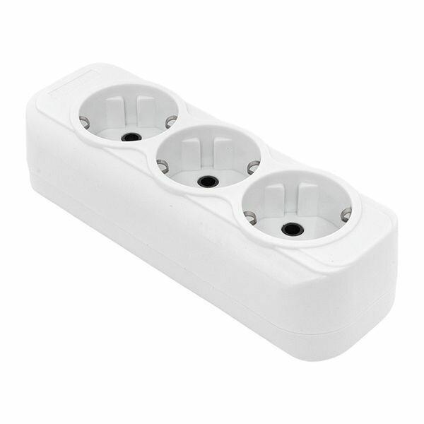 Колодка удлинителя 3-м с заземл. 16А Эксперт 3.5кВт EKF AKB16-3