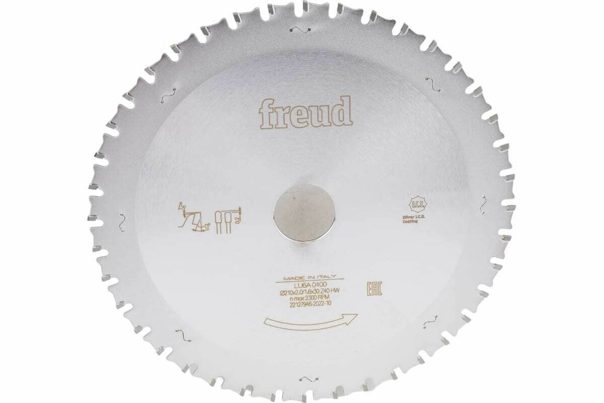 Диск пильный по железу LU6A (210х30 мм; 40Z) FREUD PRO LU6A0400