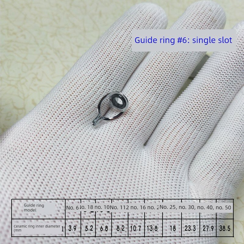 Направляющее кольцо BT из нержавеющей стали, двойное направляющее кольцо для ног Luya, длинное кольцо для метательной
