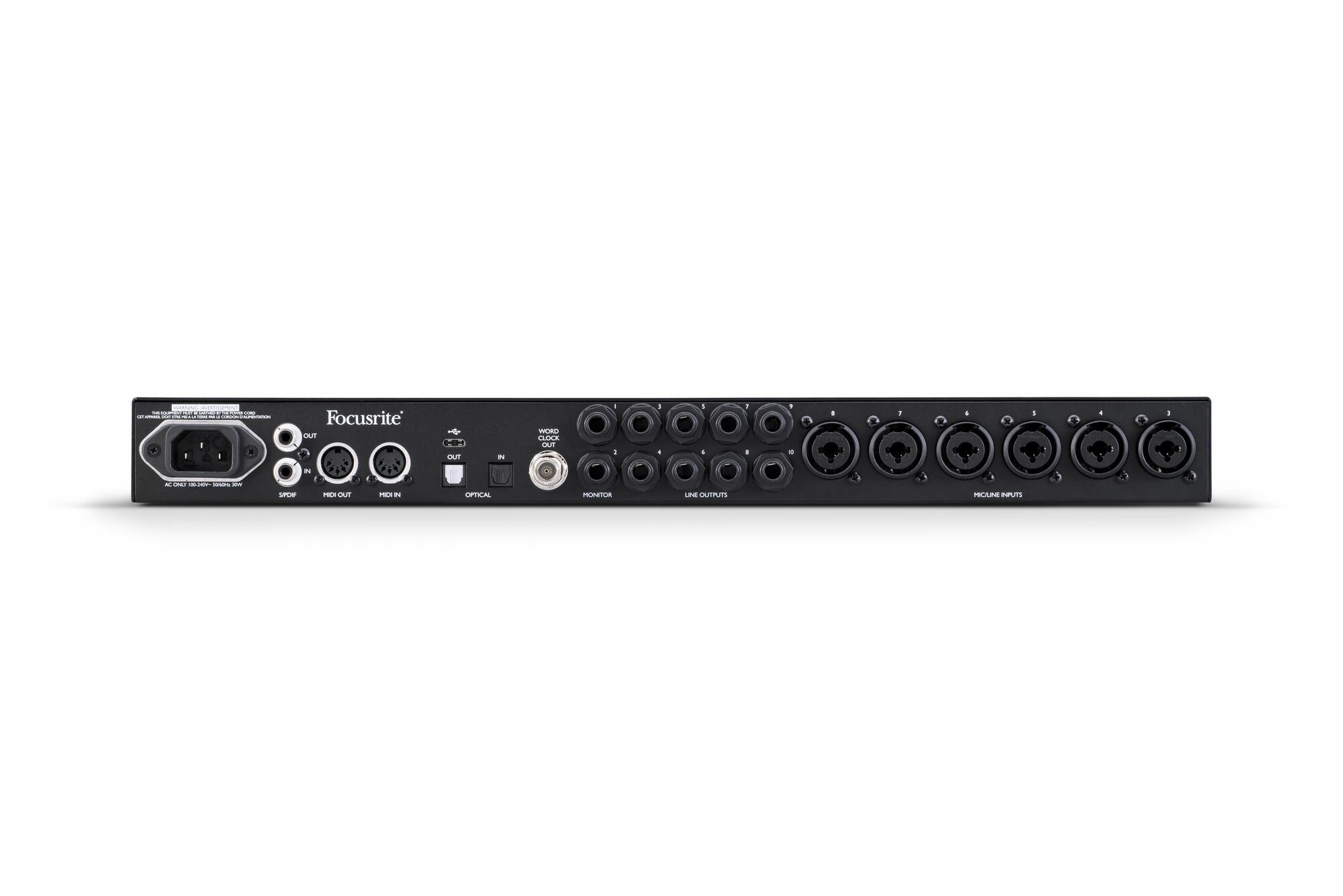 Аудиоинтерфейс Focusrite Clarett+ 8Pre — фото 1