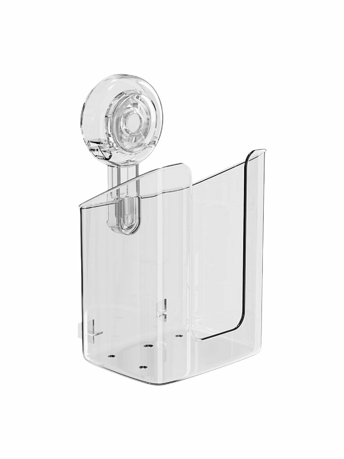 Контейнер для влажных салфеток многоразового использования с присоской Для установки на стену