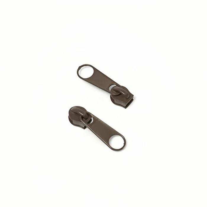 Замок MaxZipper без фиксатора, тип 3, цвет F304, коричневый, 1000 шт (ЗАМ. БФ. СП3. БК. F304)