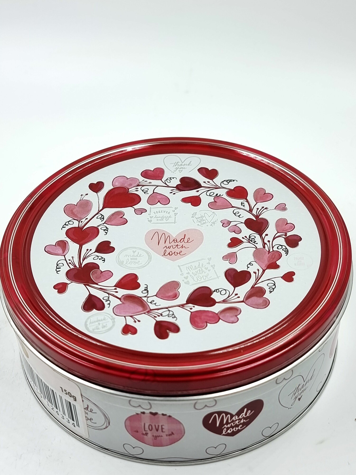 Песочное печенье с маслом Butter Cookies "Hearts" 4 designs 150 г (Дания)