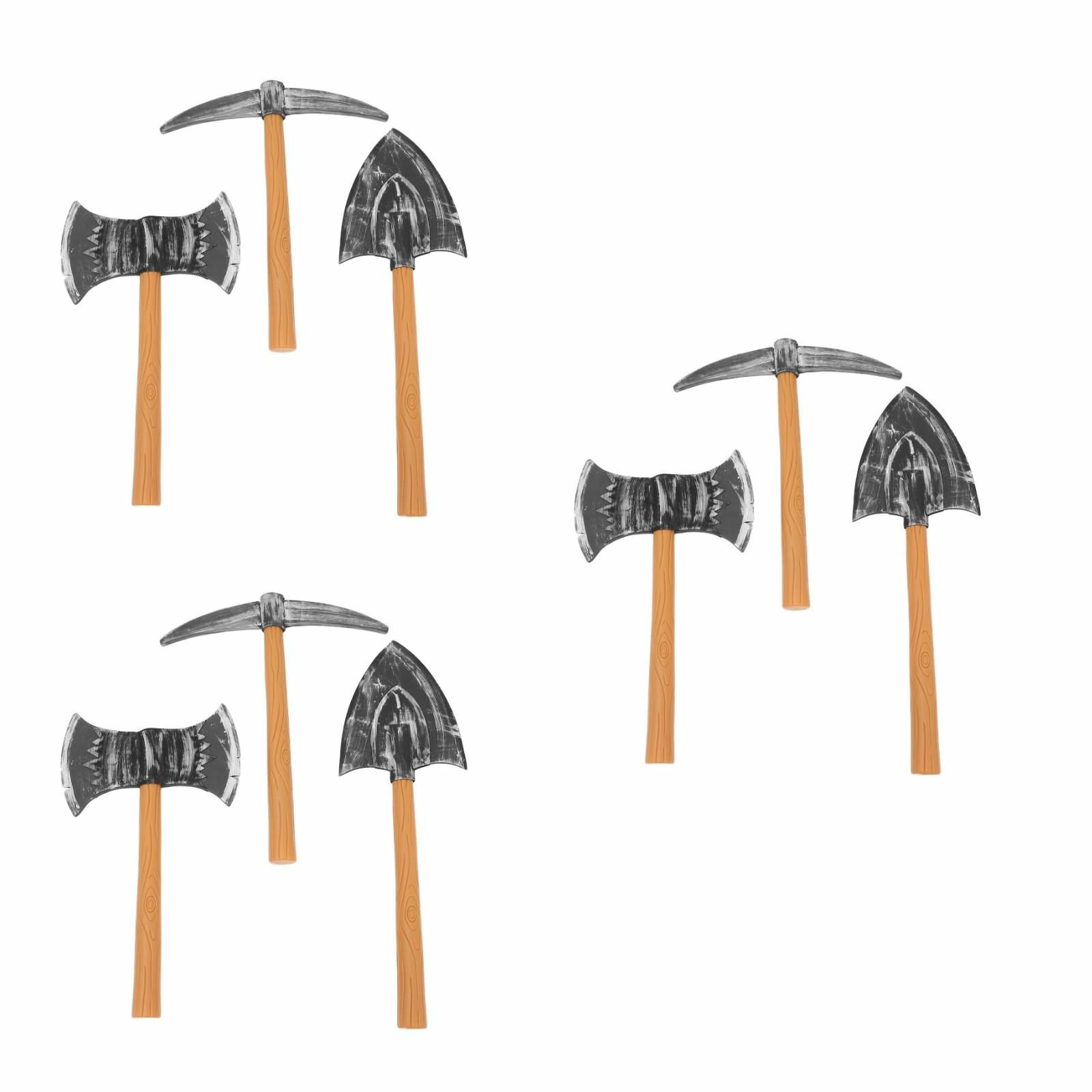 Набор из трех пластмассовых лопат и топора для косплея и сценических выступлений