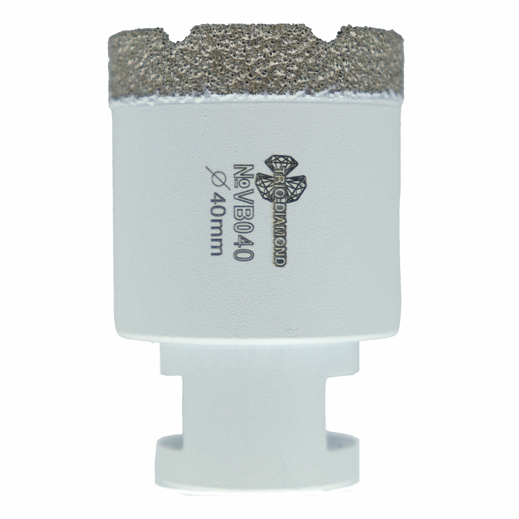 Коронка по керамограниту TRIO-DIAMOND Vacuum Brazed VB040 40 мм