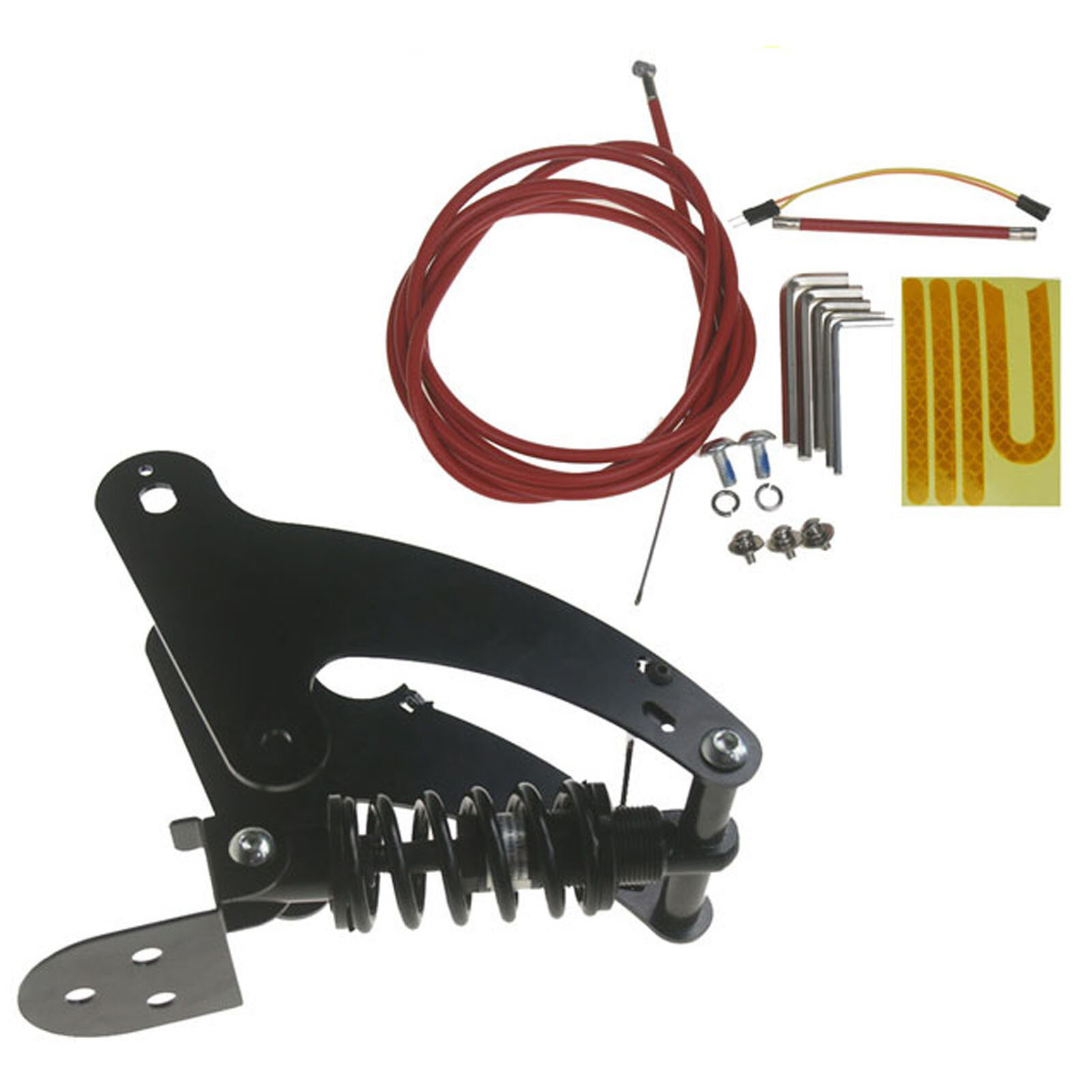 Аксессуары для самоката Задний амортизатор для электросамоката Совместимый с электросамокатами PRO1, PRO2, M365 Материал сталь Цвет черный Размер винта type1 88мм type2 98мм Размер изделия 220*220*80мм Размер упаковки 350*150*120мм Вес упаковки 1349г